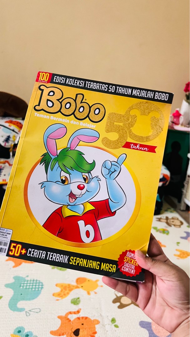 Buku majalah Bobo edisi 50 Tahun, Buku & Alat Tulis, Buku Anak-Anak di Carousell
