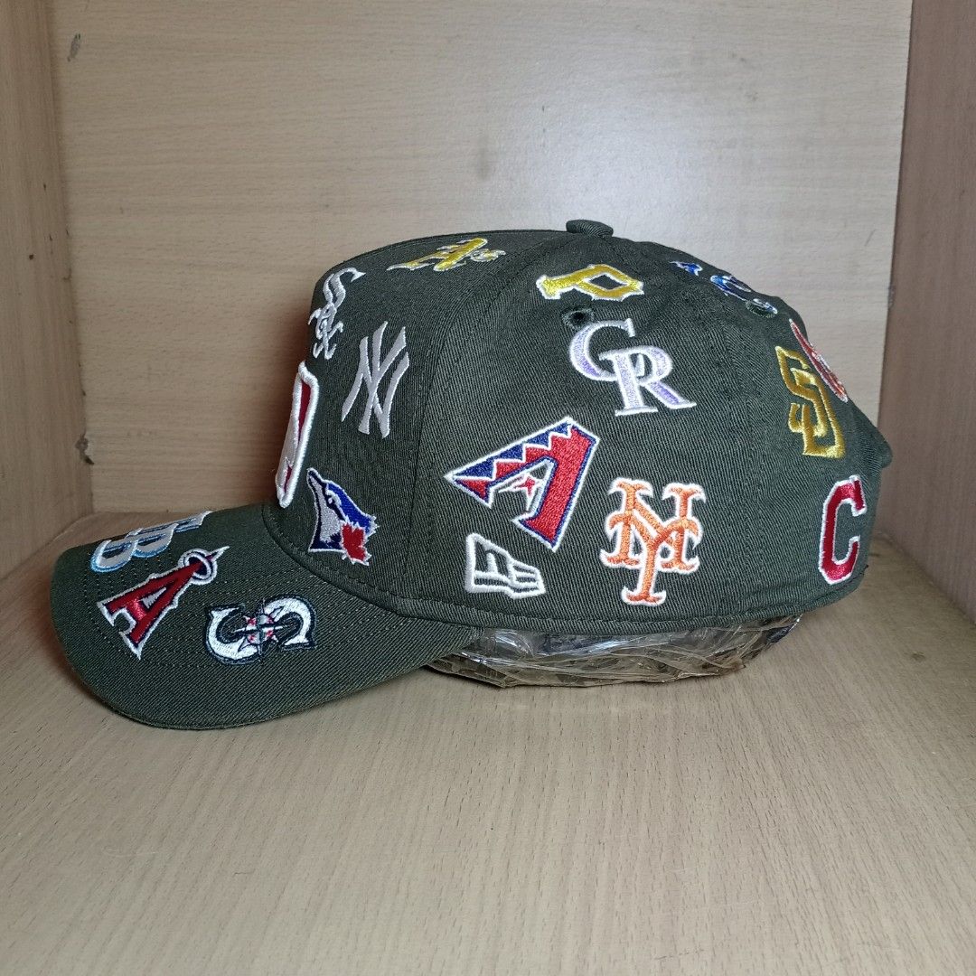 Caps New Era All Over MLB Green Army edition 9 FORTY Premium, Fesyen ...