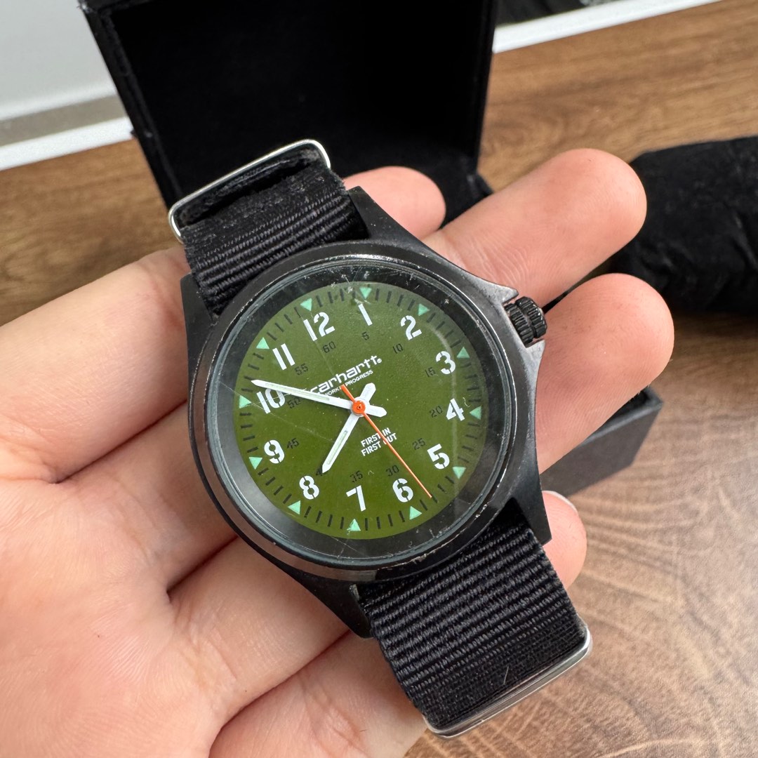 Carhartt Wip Military Watch Vintage, Men's Fashion, Watches ...