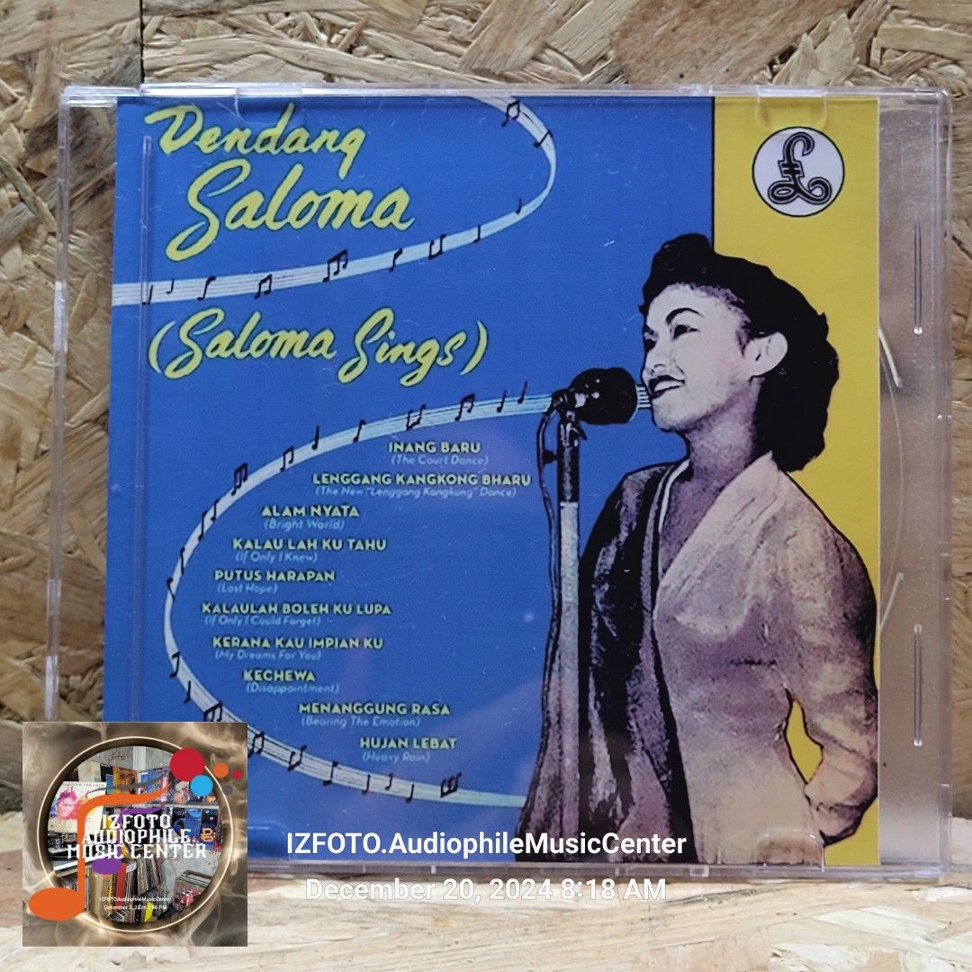 CDR - SALOMA 50s 60s songs- Direct from Vinyl LP, Hobbies & Toys, Music ...