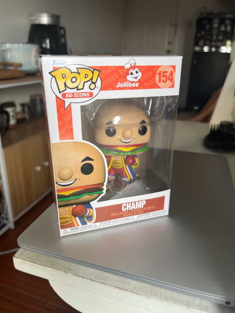 Champ Jollibee Funko Pop, Hobbies & Toys, Toys & Games on Carousell