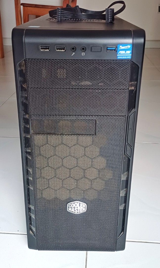 Cooler Master Black Colour Desktop CPU Casing with ASUS Z97 Pro Gamer ...