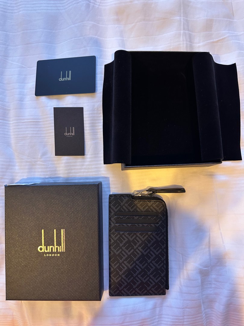Dunhill Signature Zip Card Case, Men's Fashion, Watches & Accessories ...