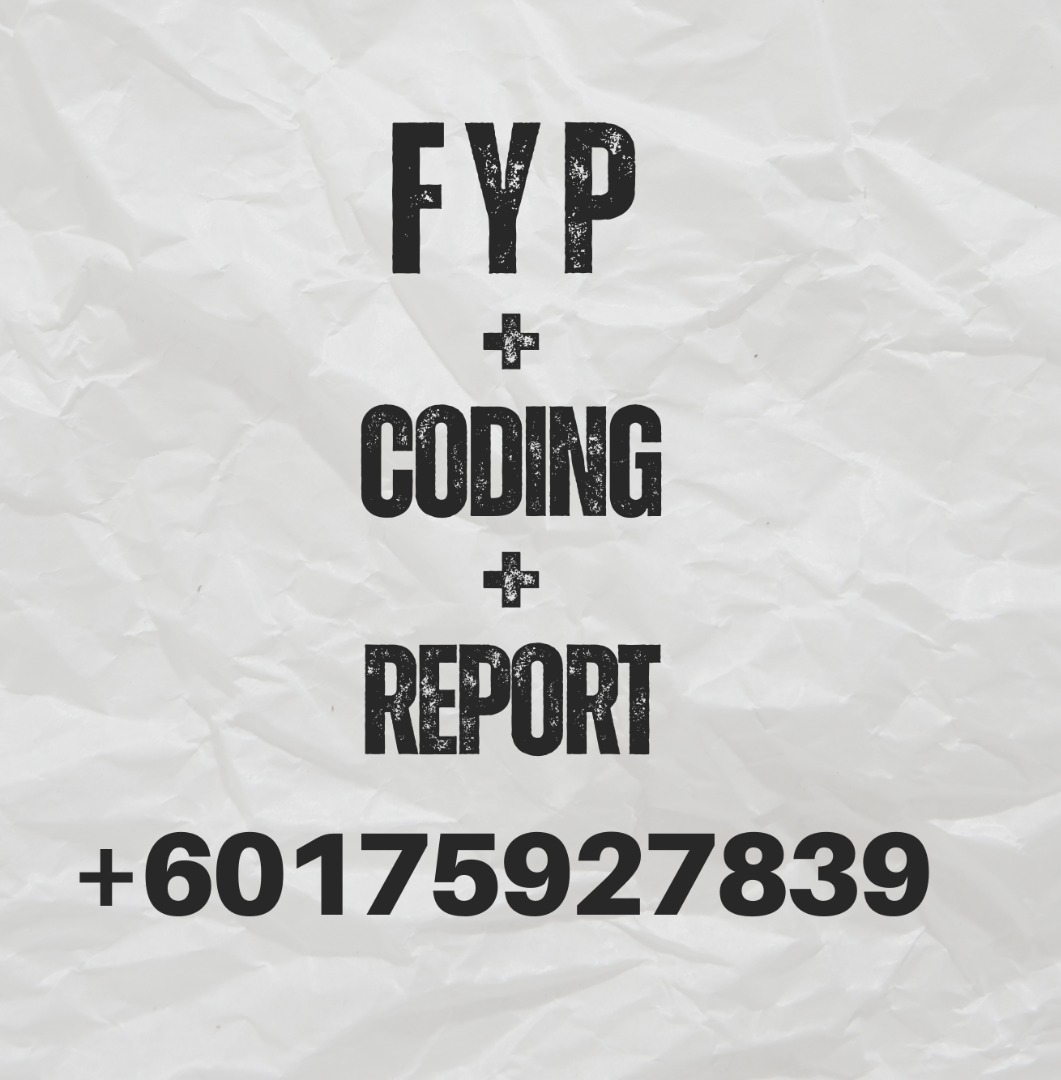 Final Year Project | FYP Coding Help|Machine Learning Coding | Deep ...