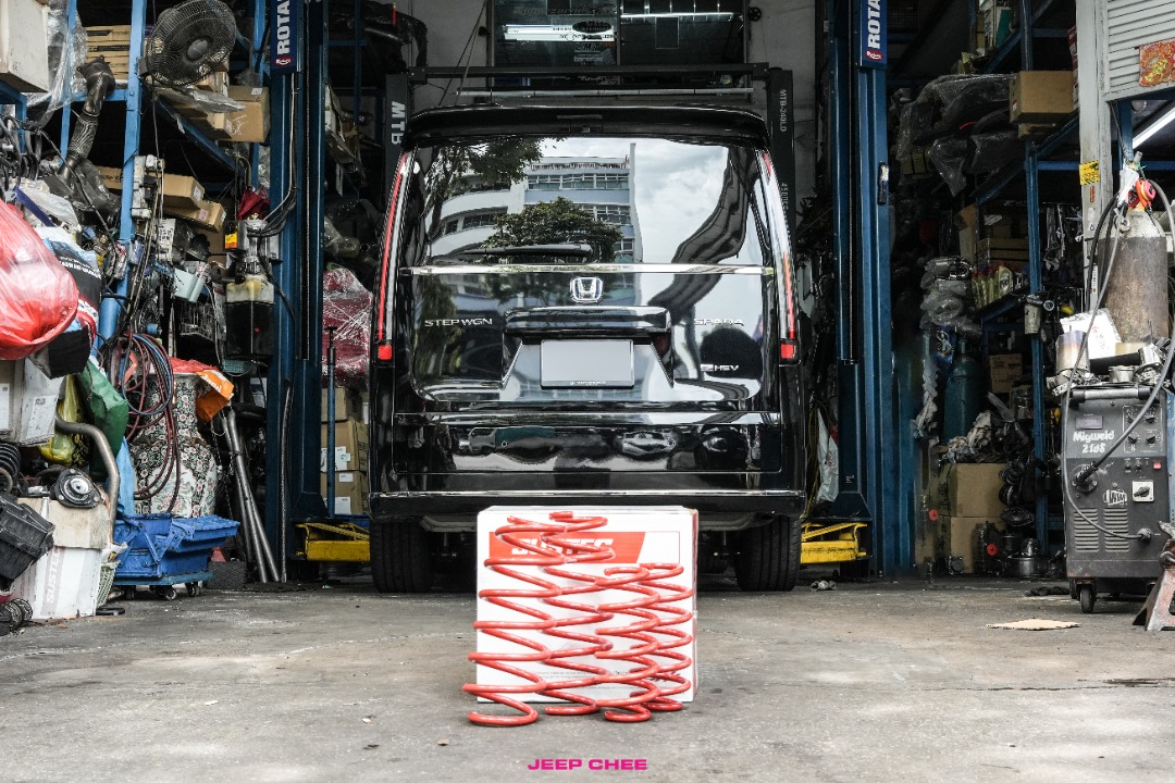Honda Stepwagon RP8 e:Hev Sparda Tanabe NF210 Lowering Springs, Car ...