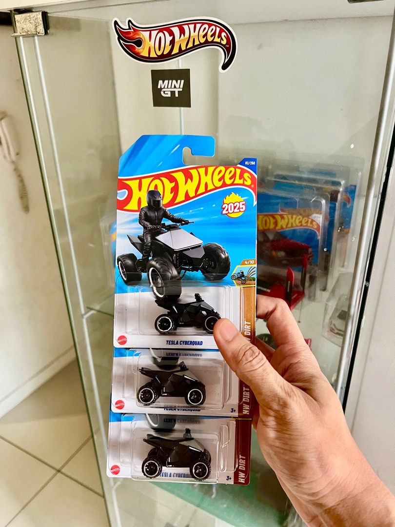 Hotwheels Tesla Cyberquad, Hobbies & Toys, Toys & Games on Carousell
