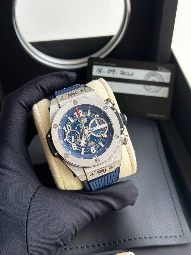 Hublot bing bang unico Blue, Men's Fashion, Watches & Accessories, Watches on Carousell