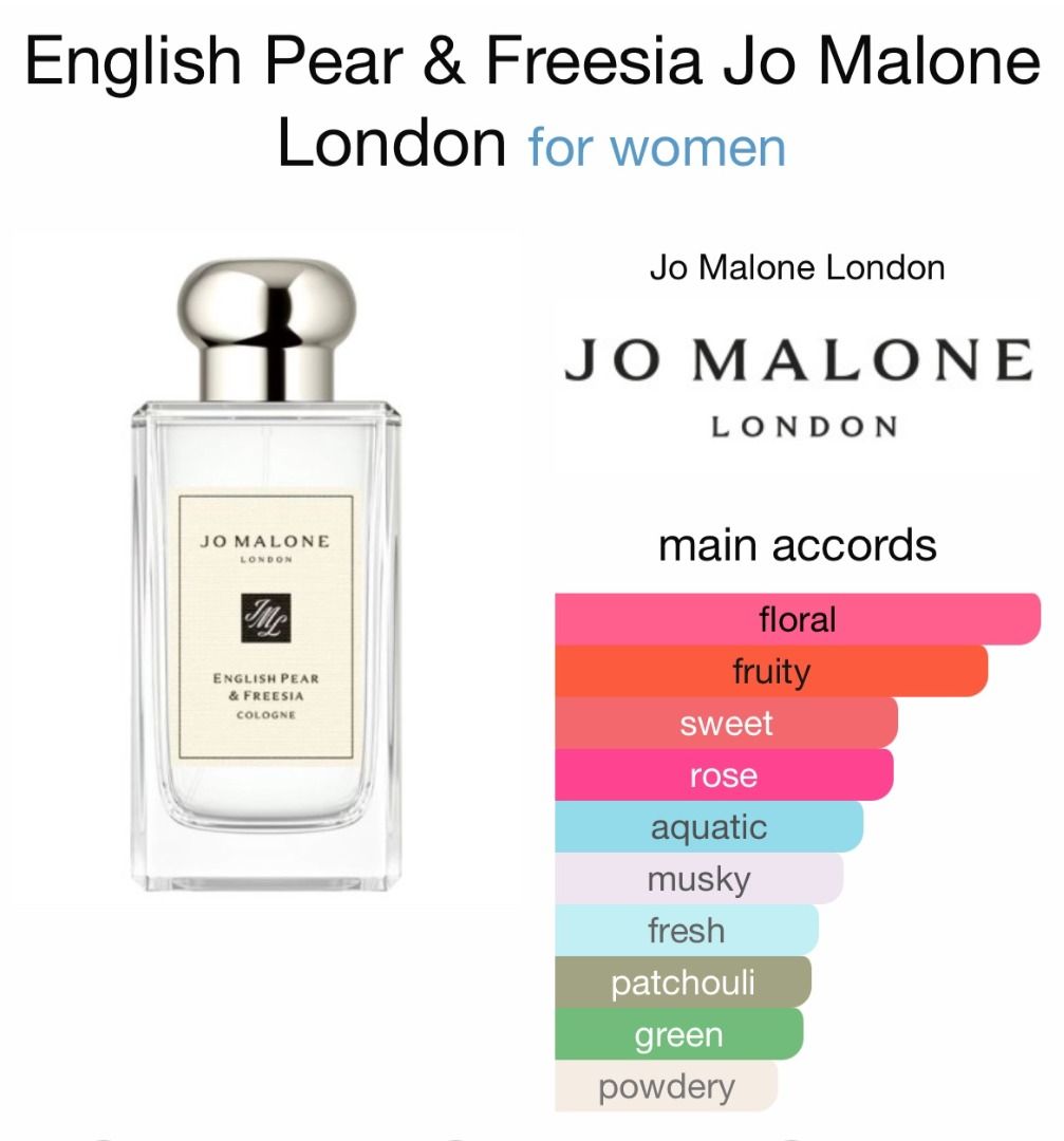 Jo Malone English Pear & Freesia Master t3ster perfume 100ml, Beauty ...