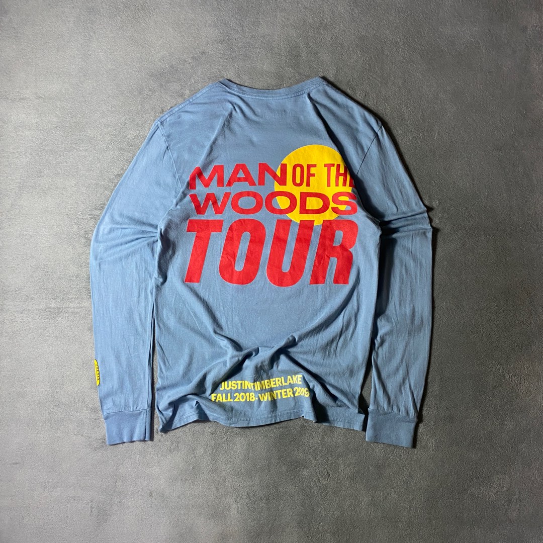 Justin Timberlake Tour Man of the Woods Long sleeves, Men's Fashion ...