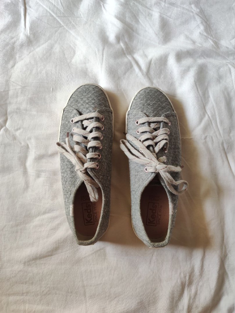 Keds Shoes Gray Dream Foam | women female girls trendy sneakers shoes running rubber style ...