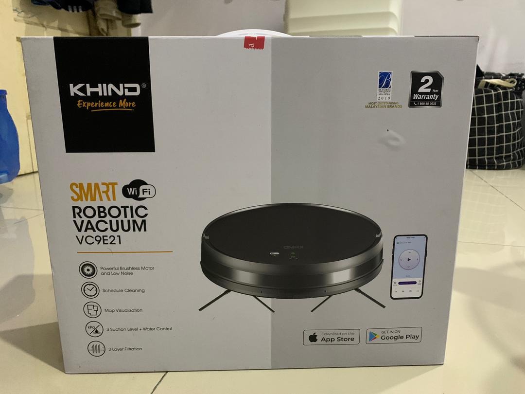 KHIND SMART ROBOTIC VACUUM VC9E21 | 2 YEARS WARRANTY | TAK PERNAH GUNA ...