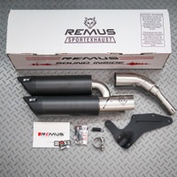 Knalpot Remus Dual Flow Carbon Vespa GTS 200 250 300, Motor di Carousell