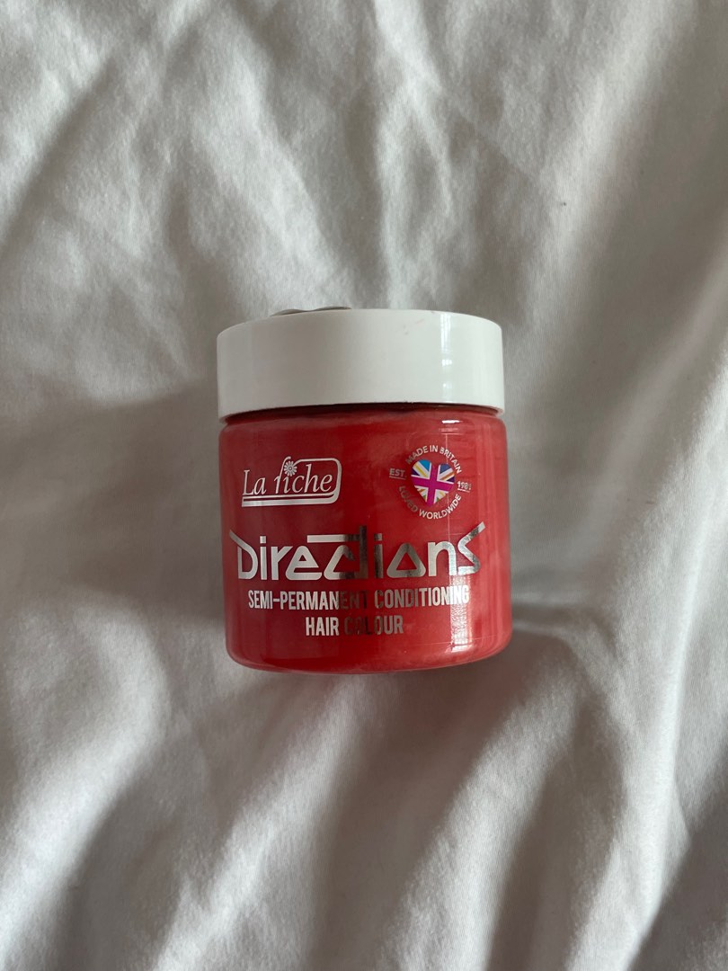 La Riche Directions Pink/Peach hair dye, Beauty & Personal Care, Hair ...