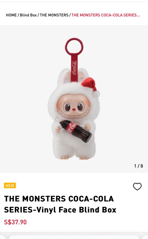 labubu Coca Cola blind box, Hobbies & Toys, Toys & Games on Carousell