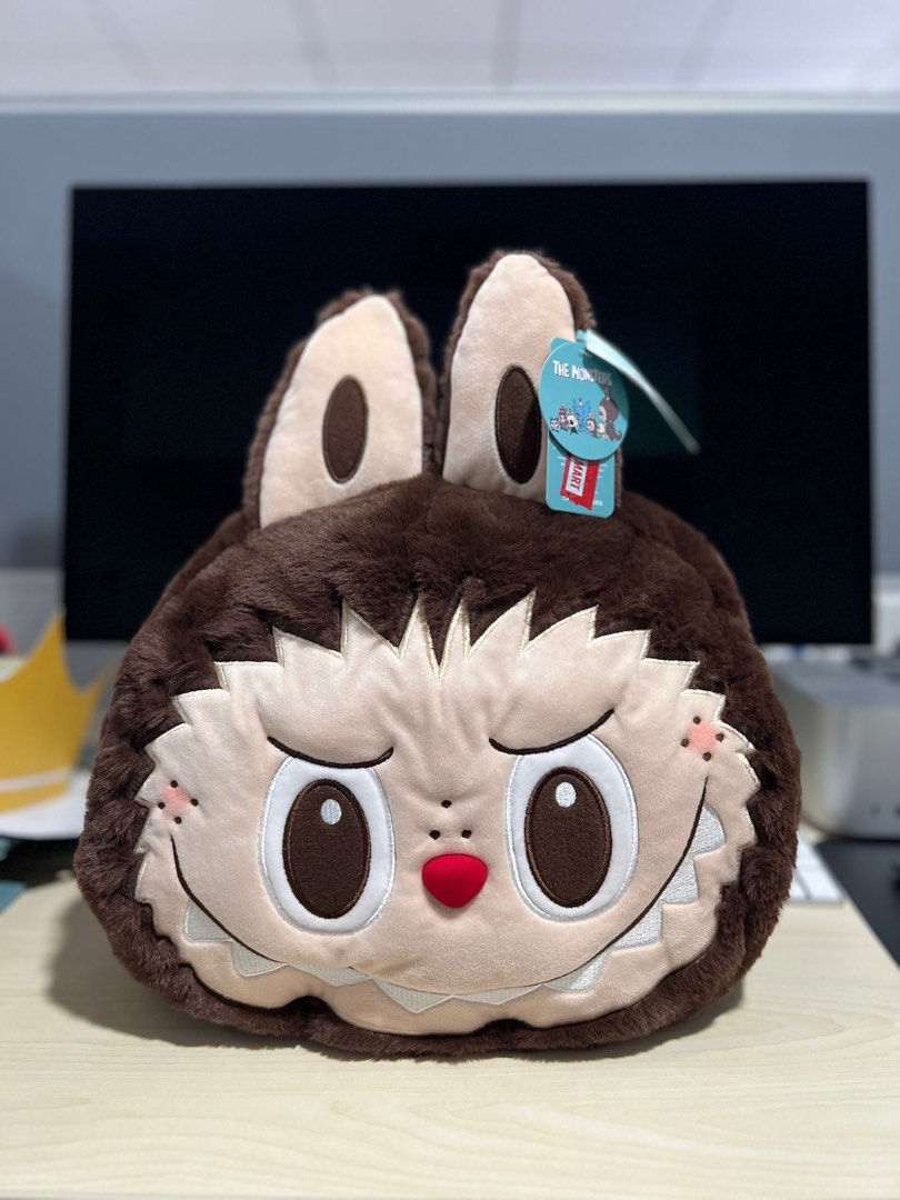 Popmart Labubu Cushion Bag, Hobbies & Toys, Toys & Games on Carousell