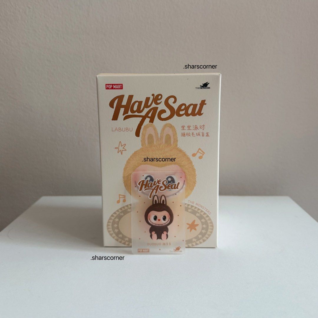 Labubu Have a Seat SECRET - DUO DUO, Furniture & Home Living, Cleaning ...