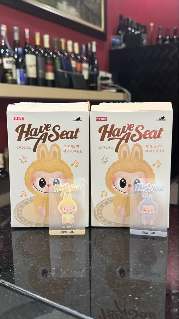 labubu v2 sisi & hehe, Hobbies & Toys, Toys & Games on Carousell