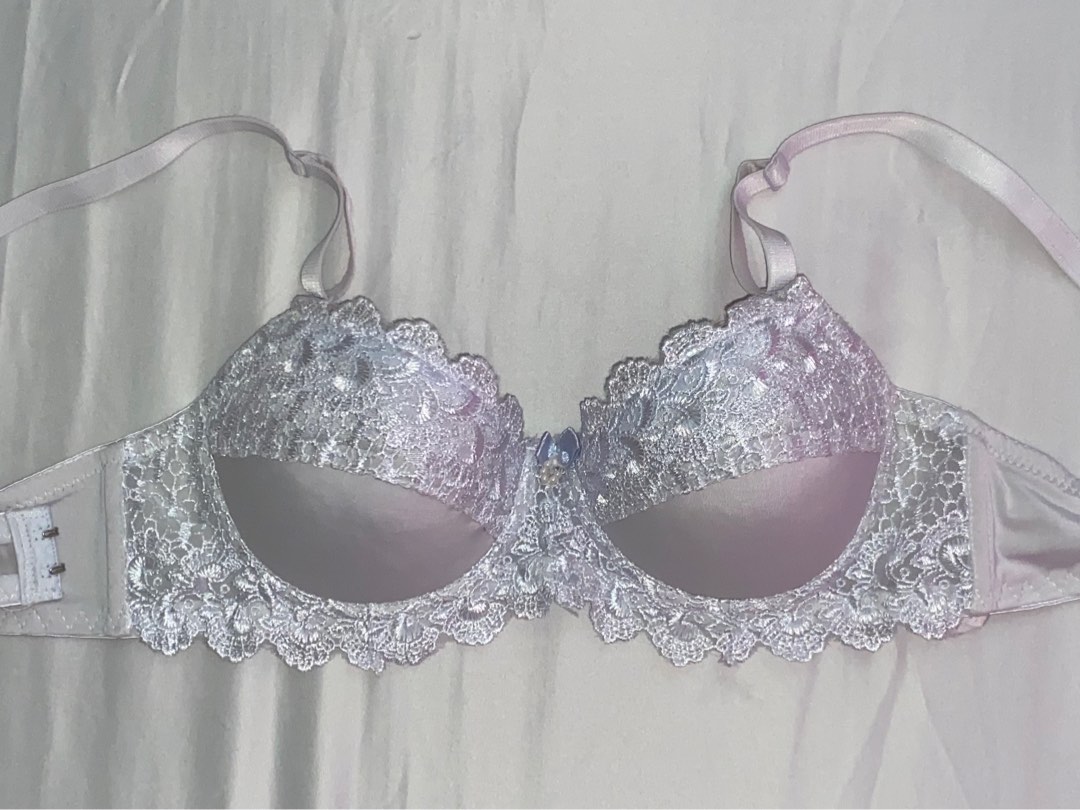 Light Blue Lacy Bra, Women's Fashion, Undergarments & Loungewear on ...