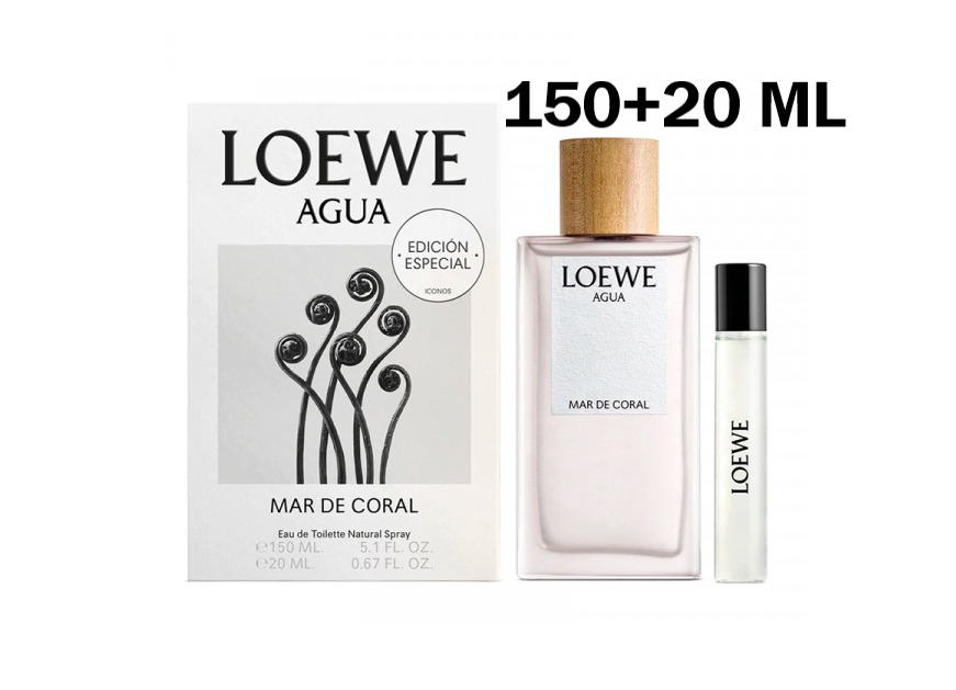 大支裝《包順豐櫃》LOEWE Agua Mar de Coral EDT 150ml + 20ml Gift Set 套裝【歐洲直送 ...