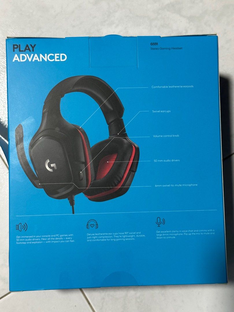 Logitech G331 Stereo Gaming Headset, Audio, Headphones & Headsets on Carousell