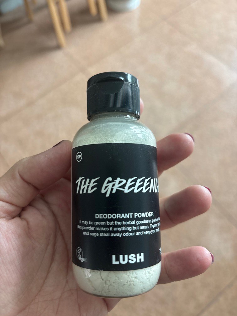 LUSH powder deodorant (only 10% used) Expiry Aug 2025, Beauty ...