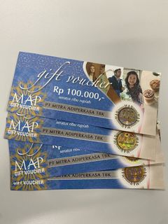Voucher MAP Rp. 200,000, Tiket & Voucher, Kartu Hadiah & Voucher di ...