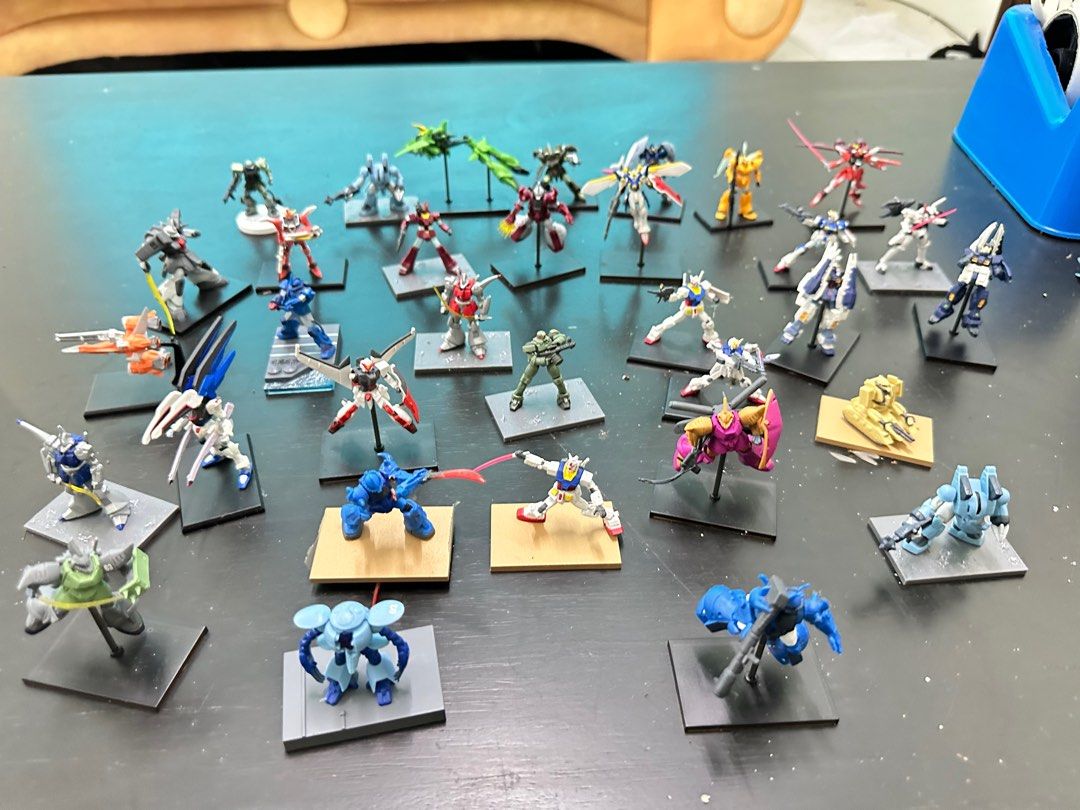 Mini Gundam figures, Hobbies & Toys, Toys & Games on Carousell