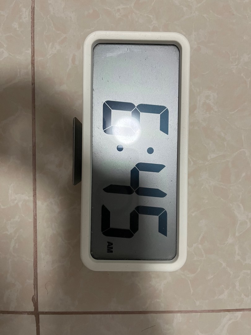 Muji Digital clock with alarm, Furniture & Home Living, Home Decor ...