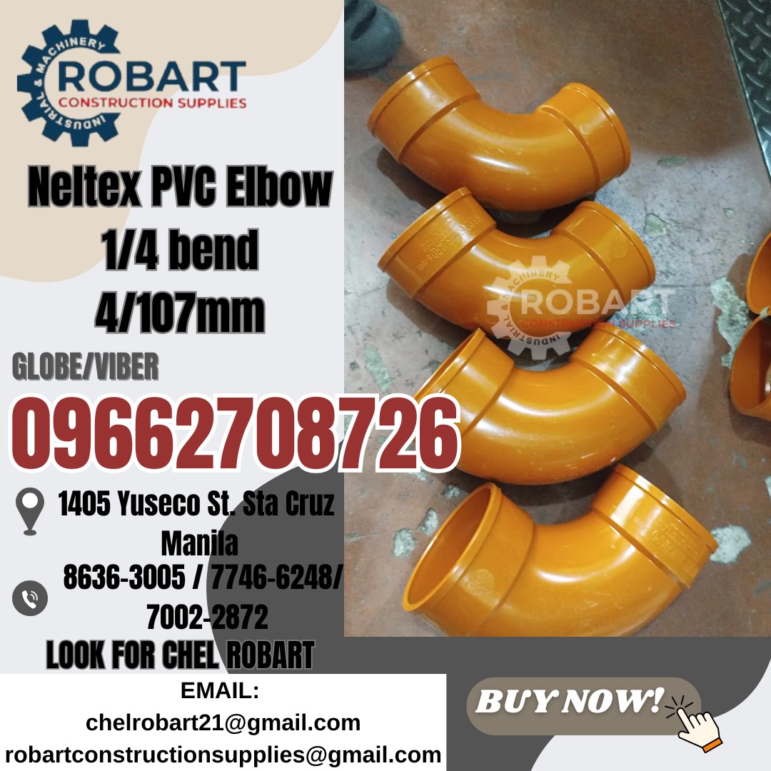 NELTEX PVC ELBOW, Commercial & Industrial, Construction Tools ...