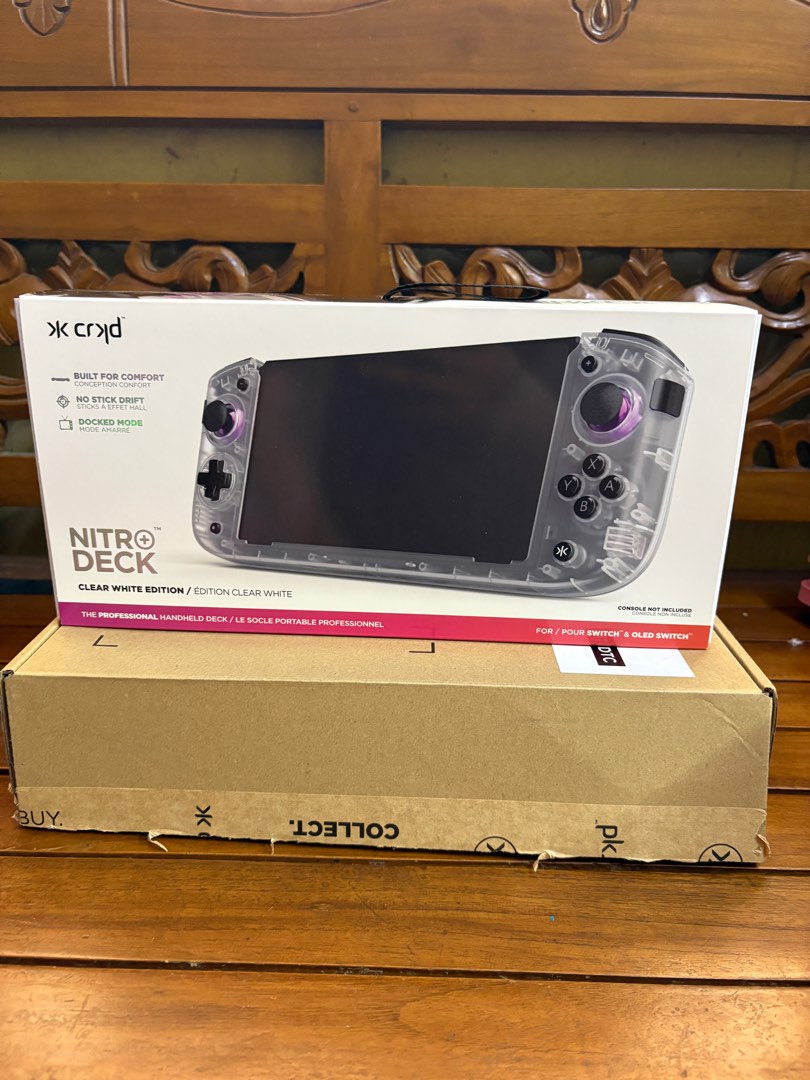 Nitrodeck+ Clear White Edition, Video Gaming, Gaming Accessories ...