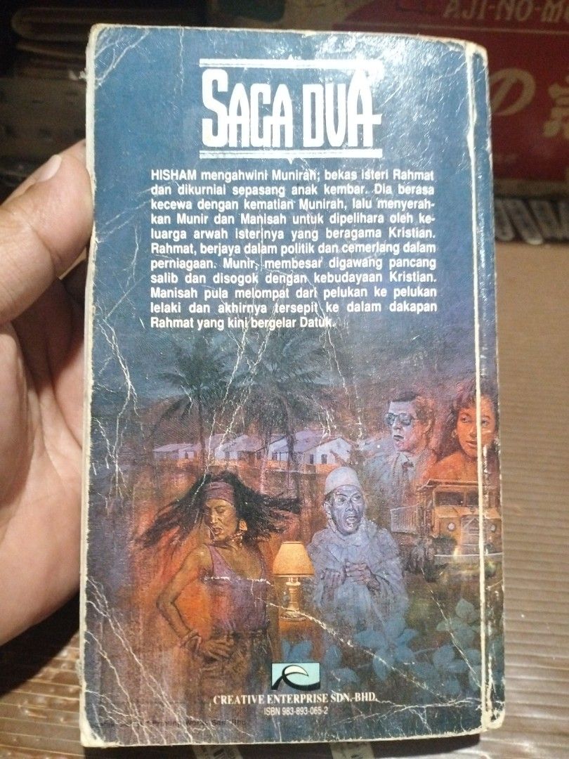 Novel lama - saga dua abdul talib hassan 1993, Hobbies & Toys, Books ...