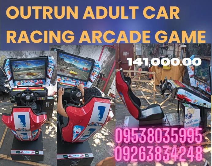 OUTRUN ADULT CAR RACING ARCADE GAME, Everything Else, Others on Carousell