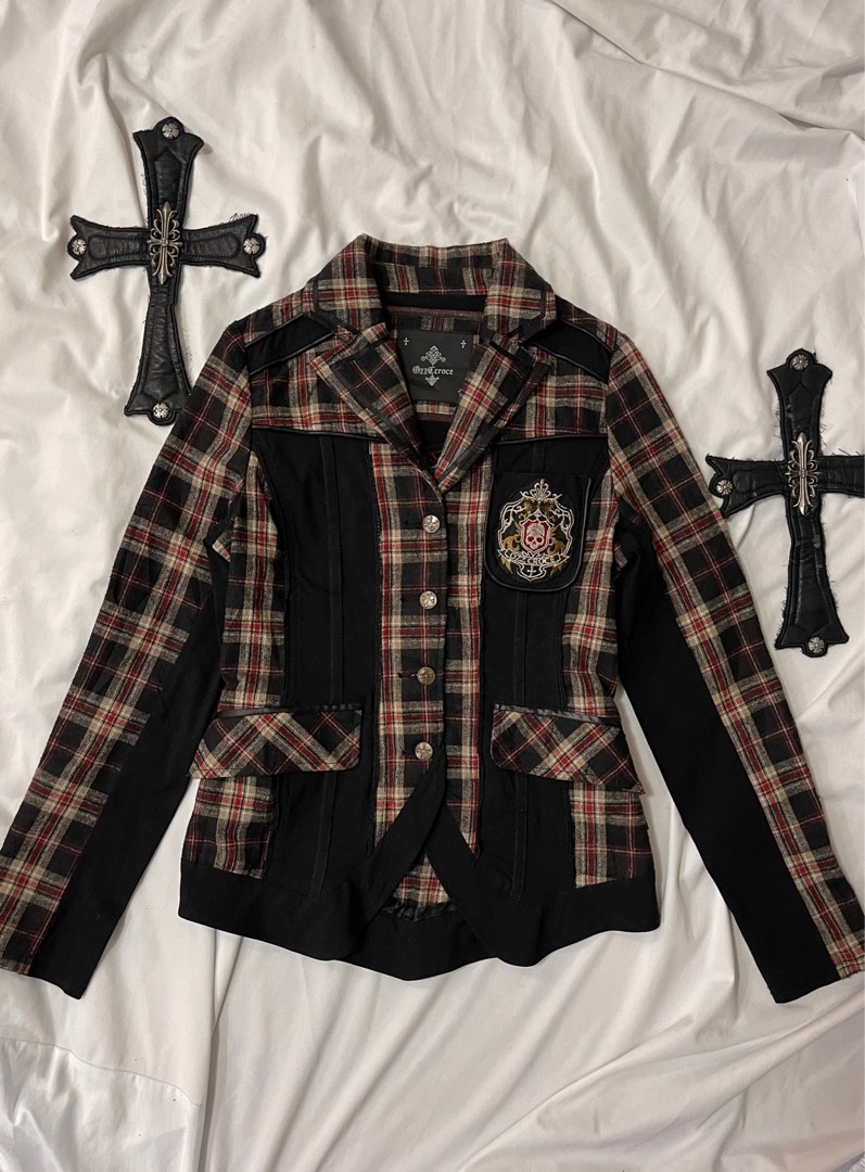 Ozz Croce Goth Coat, Women's Fashion, Coats, Jackets and Outerwear on ...