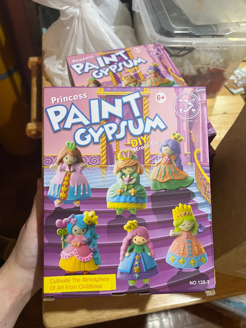 Paint gypsum princess design (plaster making kit), Hobbies & Toys, Toys ...