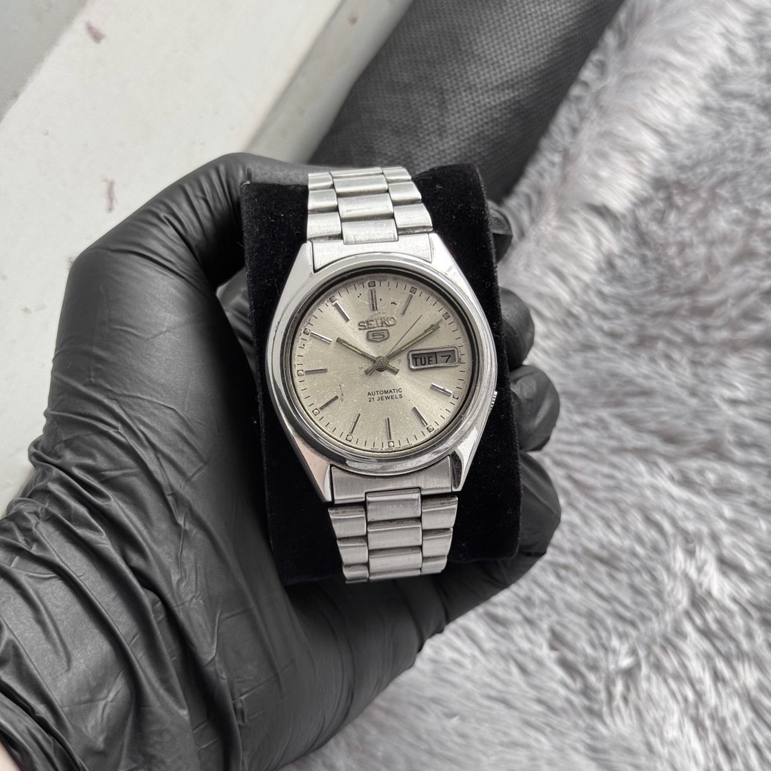 (Pasaran 1,8jt) Jam Tangan Vintage Seiko 5 Original Automatic, Fesyen Pria, Jam Tangan di Carousell