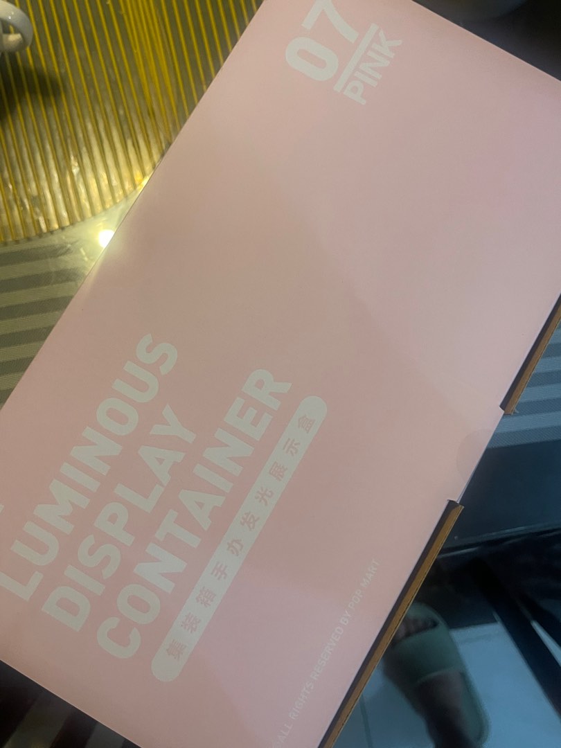 Popmart Luminuous Container (PINK), Hobbies & Toys, Toys & Games on ...