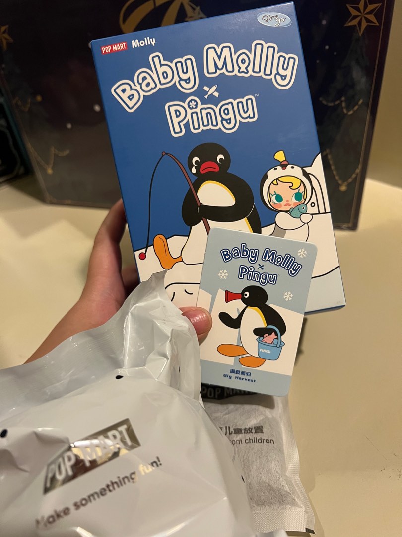 Popmart Pingu Molly Big Harvest, Hobbies & Toys, Toys & Games on Carousell