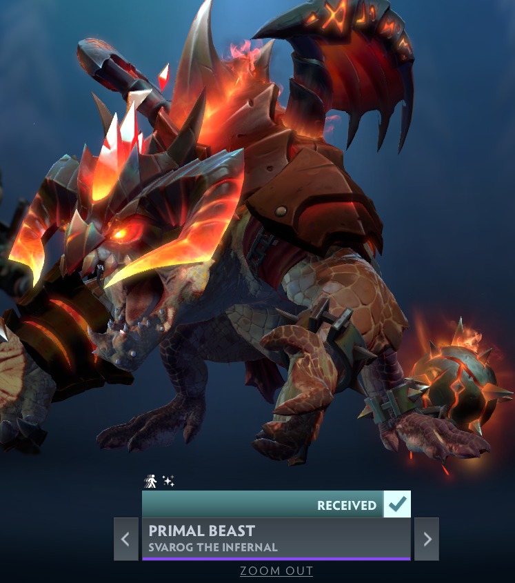 Primal Beast Set - Svarog The Infernal Dota 2 Crownfall Winter 2024 ...