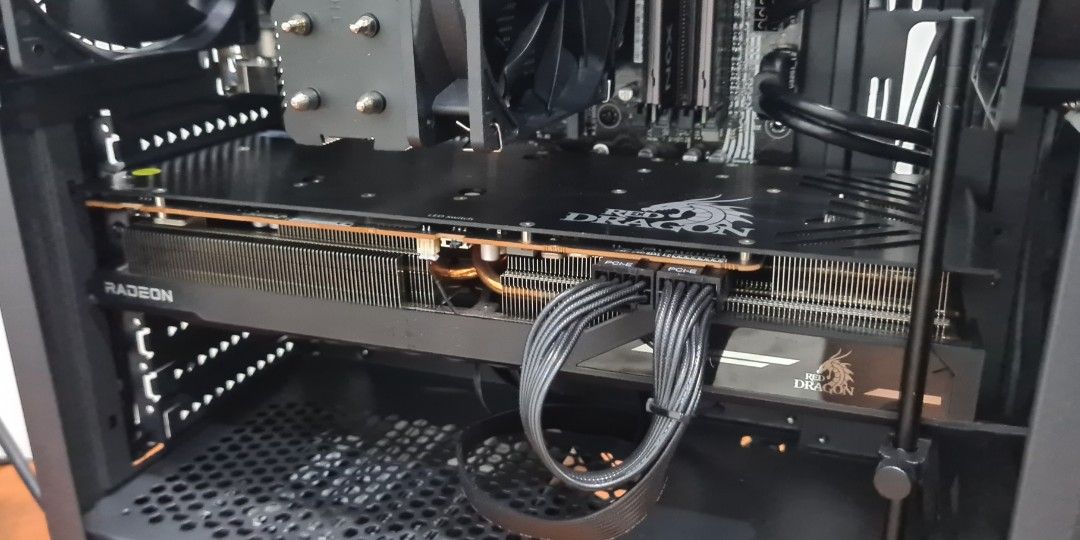 AMD RX 6800 XT 16GB - PowerColor Red Dragon GPU, Computers & Tech ...