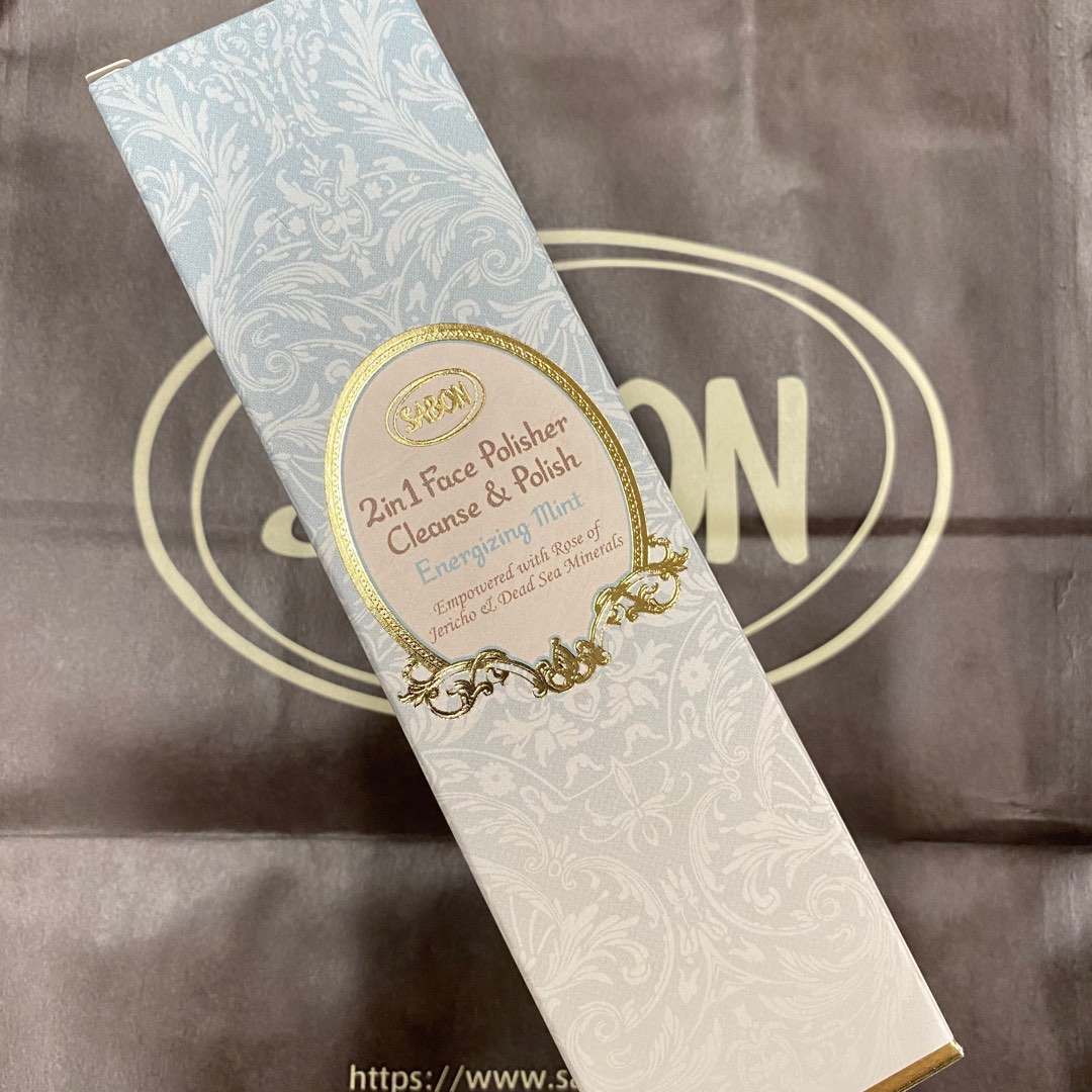 Sabon 2 in 1 Face Polisher Cleanse and Polish - Energizing Mint, Beauty ...