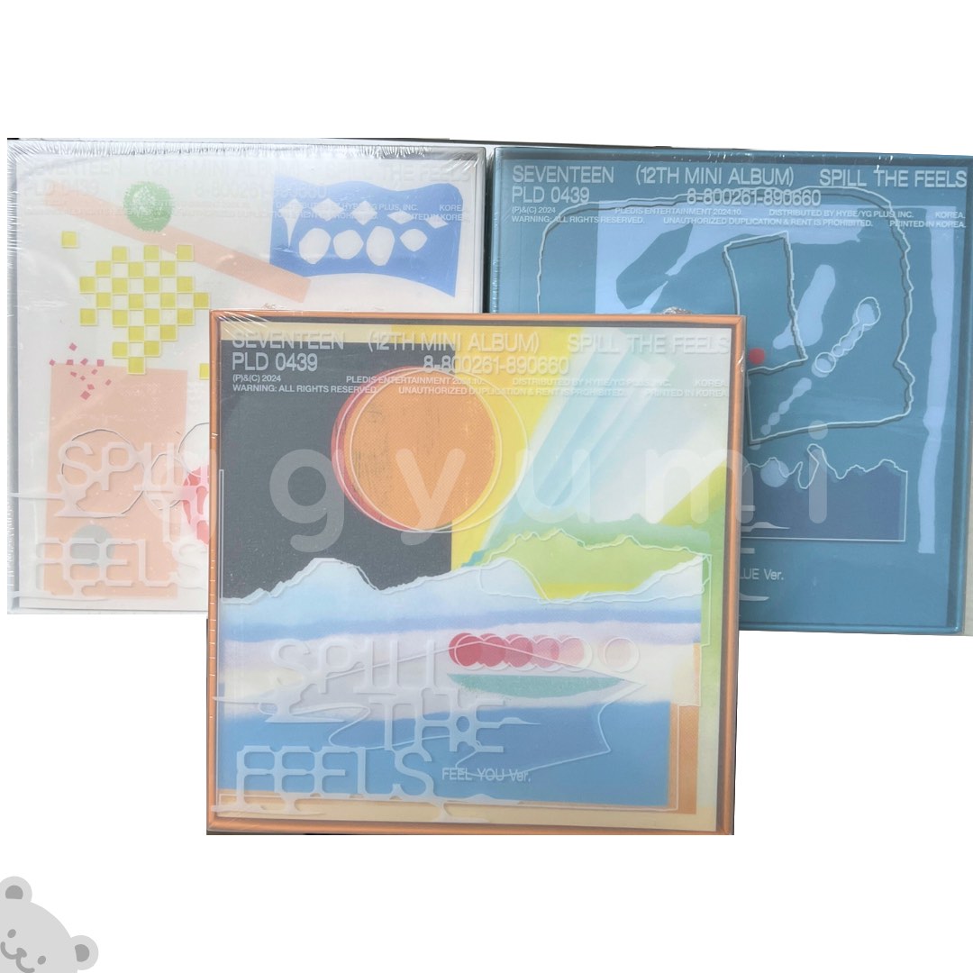 SEVENTEEN Spill the Feels - Standard regular version sealed album ...