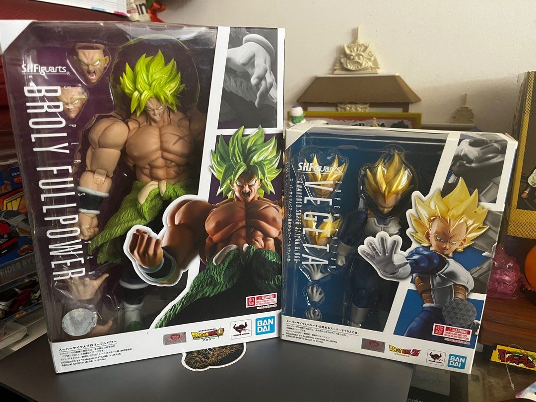 SHF Dragon Ball Broly + Vegeta, Hobbies & Toys, Toys & Games on Carousell