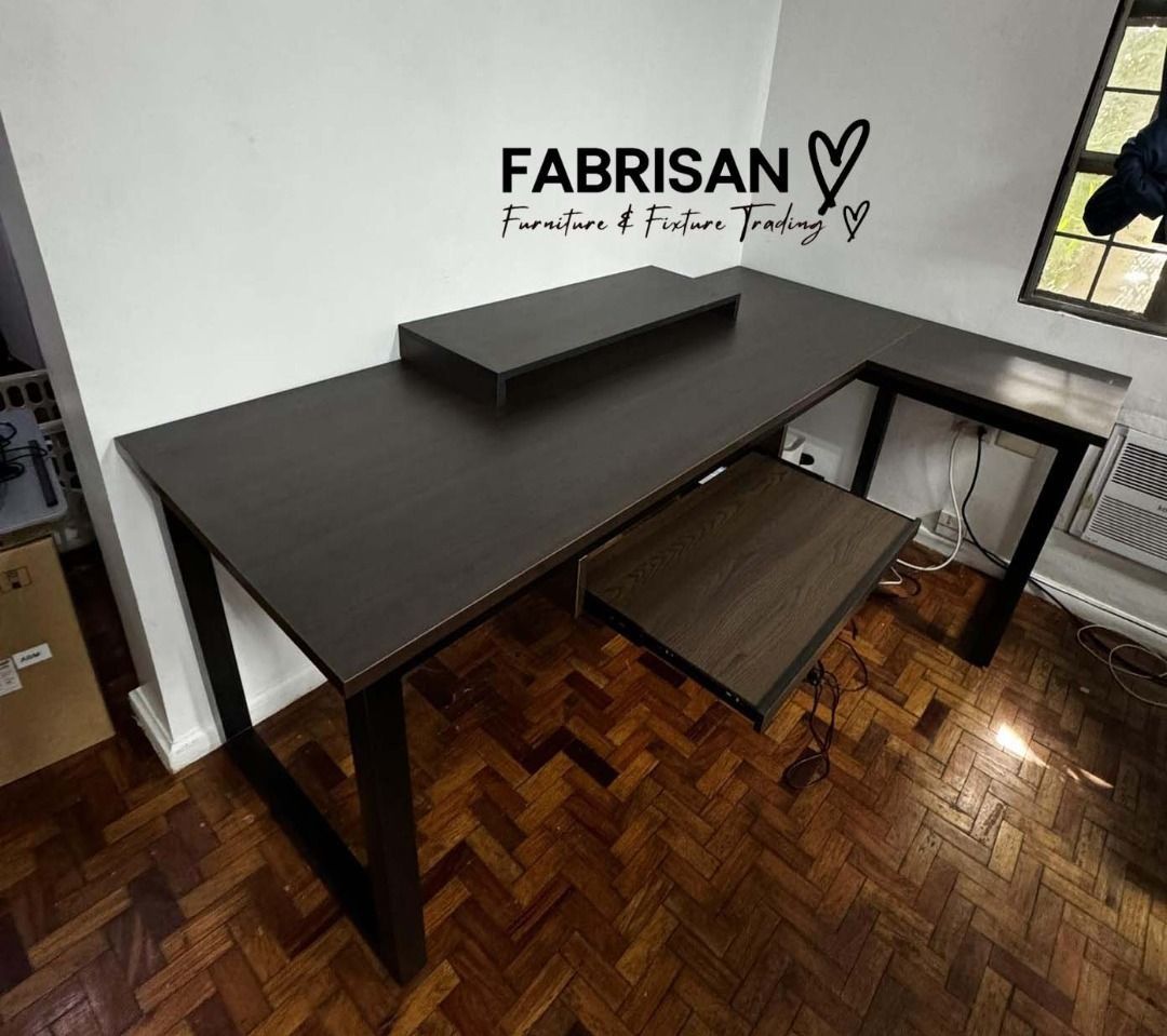 Shop L Shaped Desk With Keyboard Tray, Keyboard Tray L-Shaped Desks ...