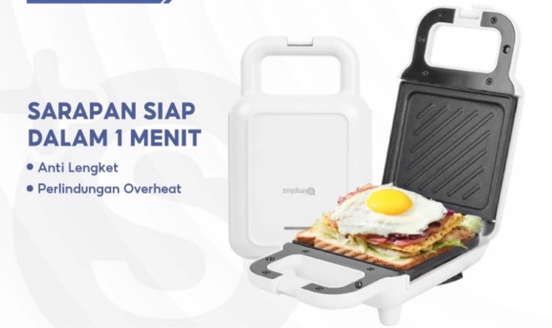 Simplus Sandwich Maker Low Watt 650W, Kitchen & Appliances di Carousell