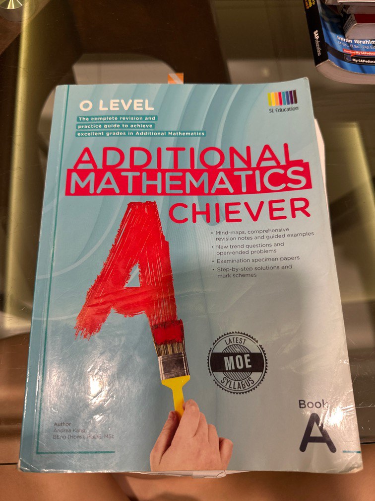 SL EDUCATION ADDITIONAL MATHEMATICS BOOK A O-level on Carousell