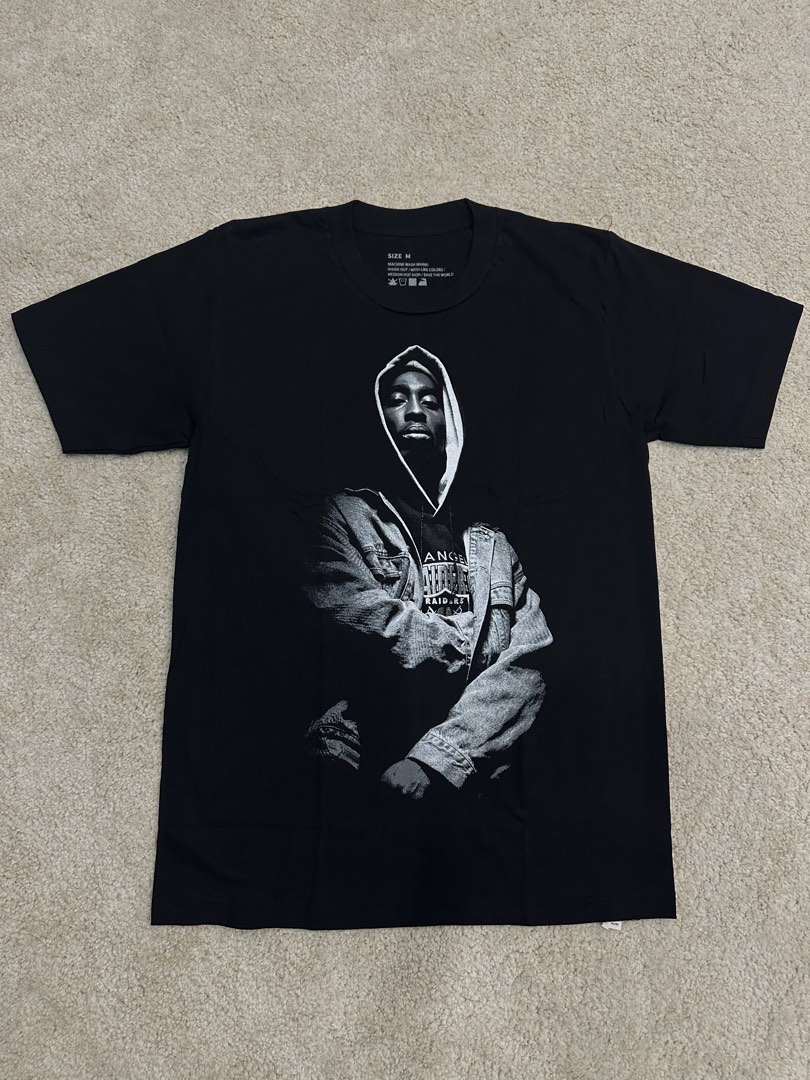 TUPAC HOOD, Men's Fashion, Tops & Sets, Tshirts & Polo Shirts on Carousell