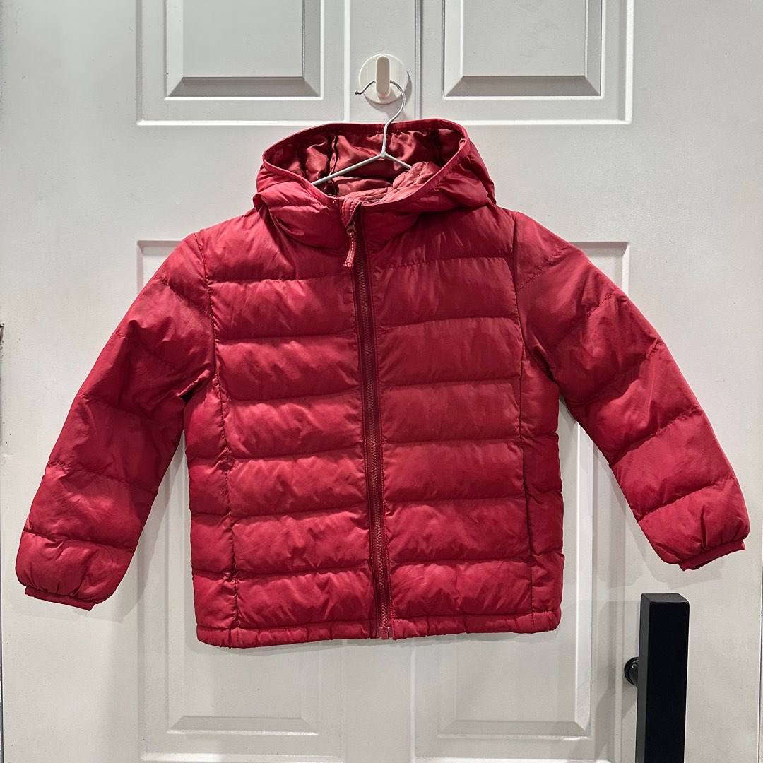 Uniqlo Puffer Jacket for Kids (Red), Babies & Kids, Babies & Kids ...