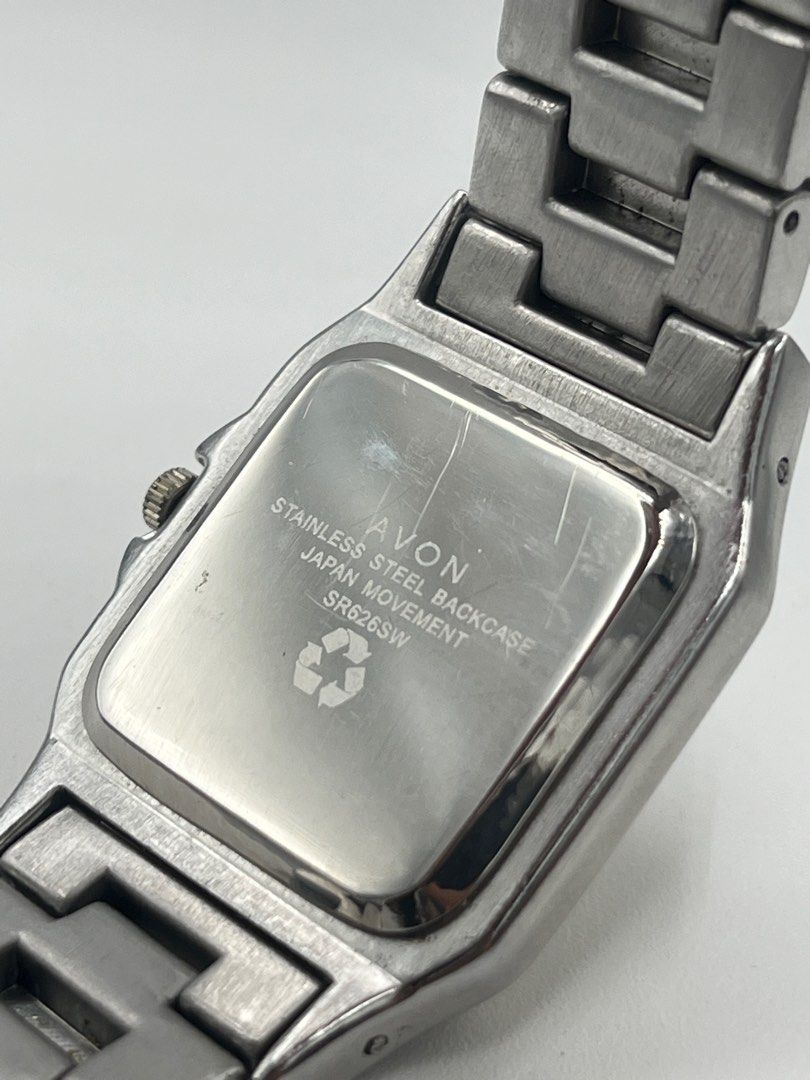 Vintage Avon Japan Gold ‘Santos’ White Arabic Dial, Luxury, Watches on ...