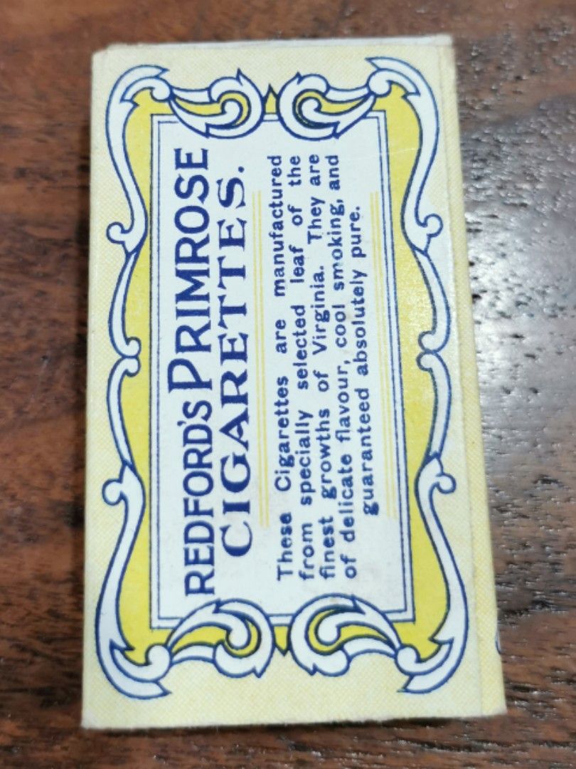 Vintage Cigarette Packet Kotak Rokok Lama Red ford's Primrose ...