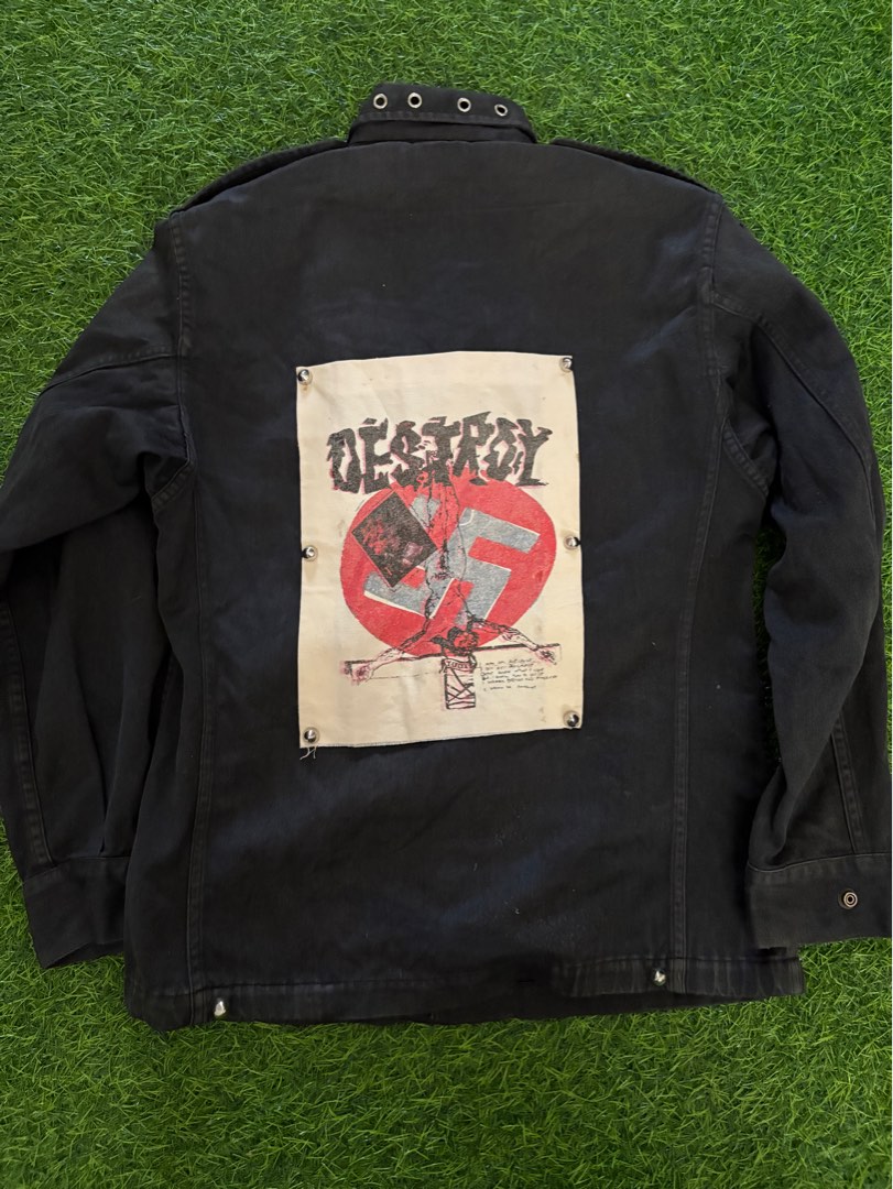 Vintage Punk germany army Destroy, Men's Fashion, Coats, Jackets and ...